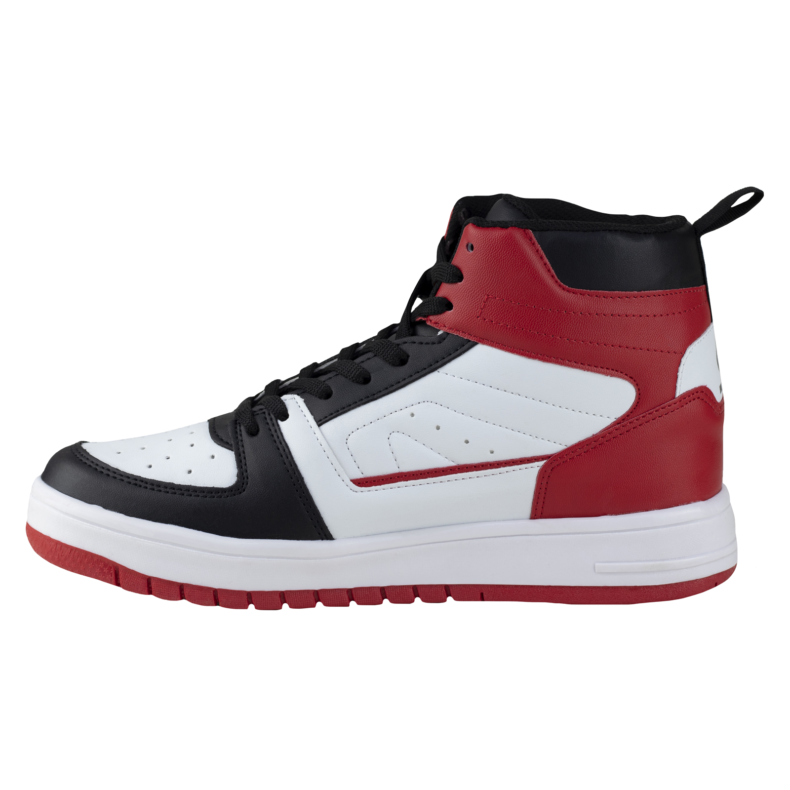 Sneakers De Bota Urbano Hombre Capa De Ozono 655201 Blanco Rojo