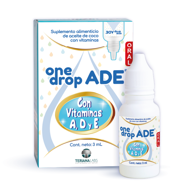 Vitamina ONEDROP ADE, frasco con 3 mL