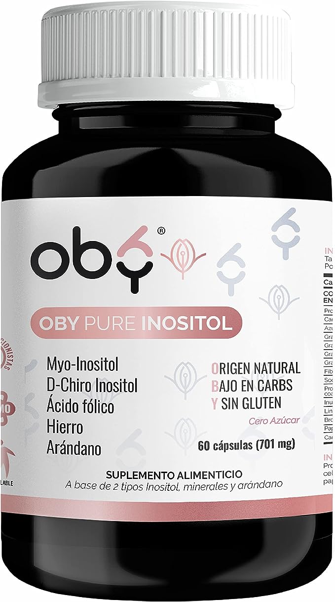 OBY Pure Inositol | Suplemento de Inositol Myo Inositol y D-Chiro ...