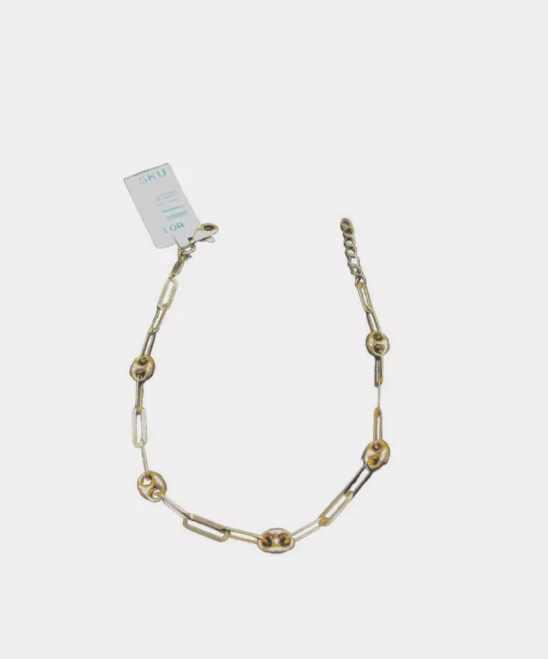 Pulsera Tipo Corcholata Clips Oro 10k + Obsequio