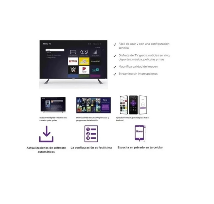 Smart Tv Jvc Si24r Led Hd 24 Roku