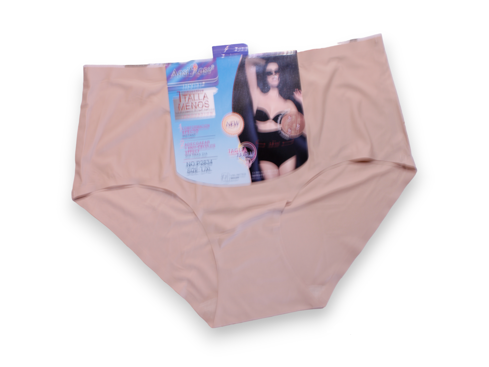 Set De 3 Pantaletas Curvy - Reductoras sin Costuras - De colores para mujer