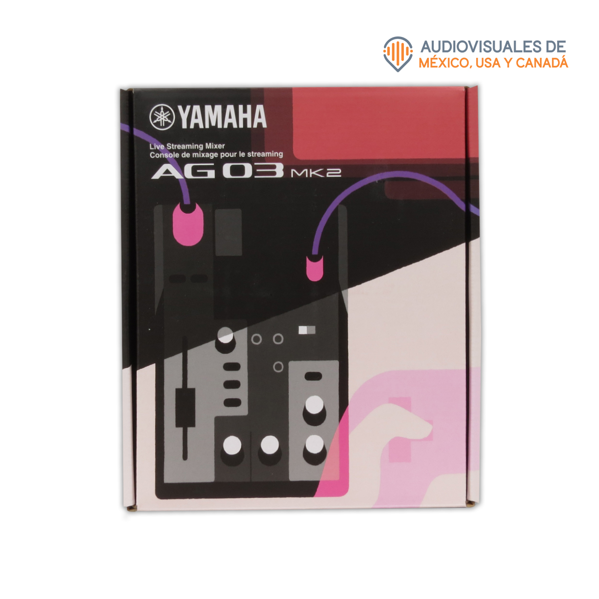 Consola Mezcladora 100v 3 Canales Yamaha AG03MK2B