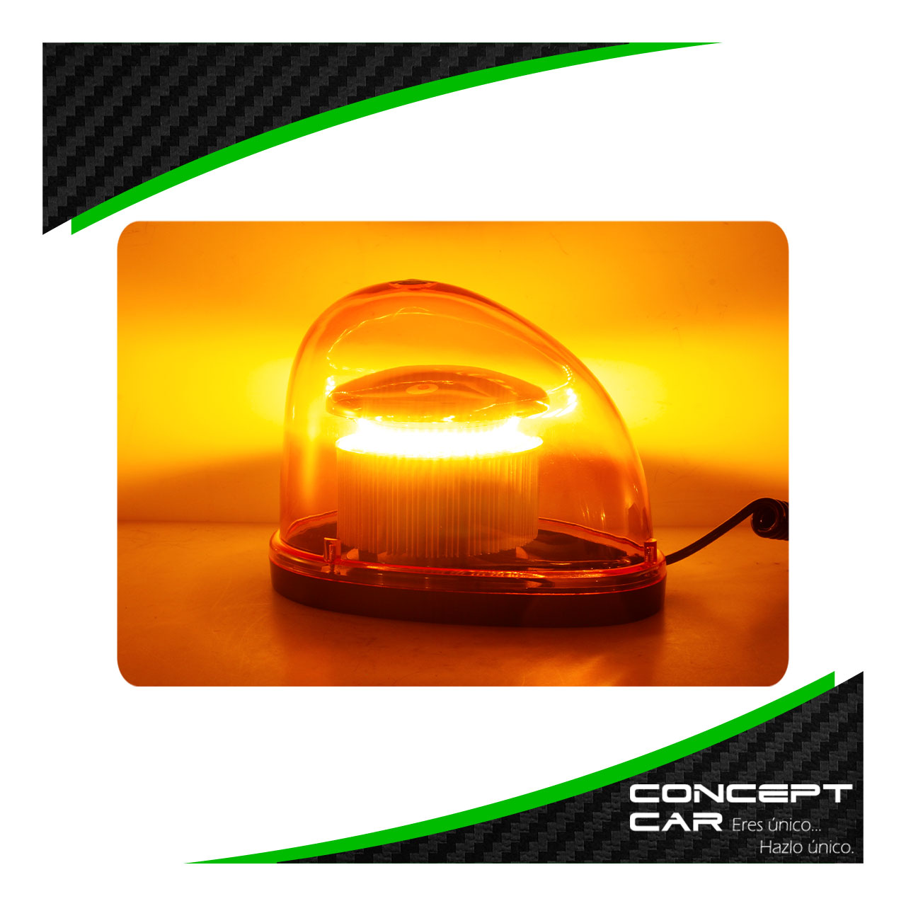 Torreta 42 Led Tipo Kojak Profesional Universal Iman 12-24v