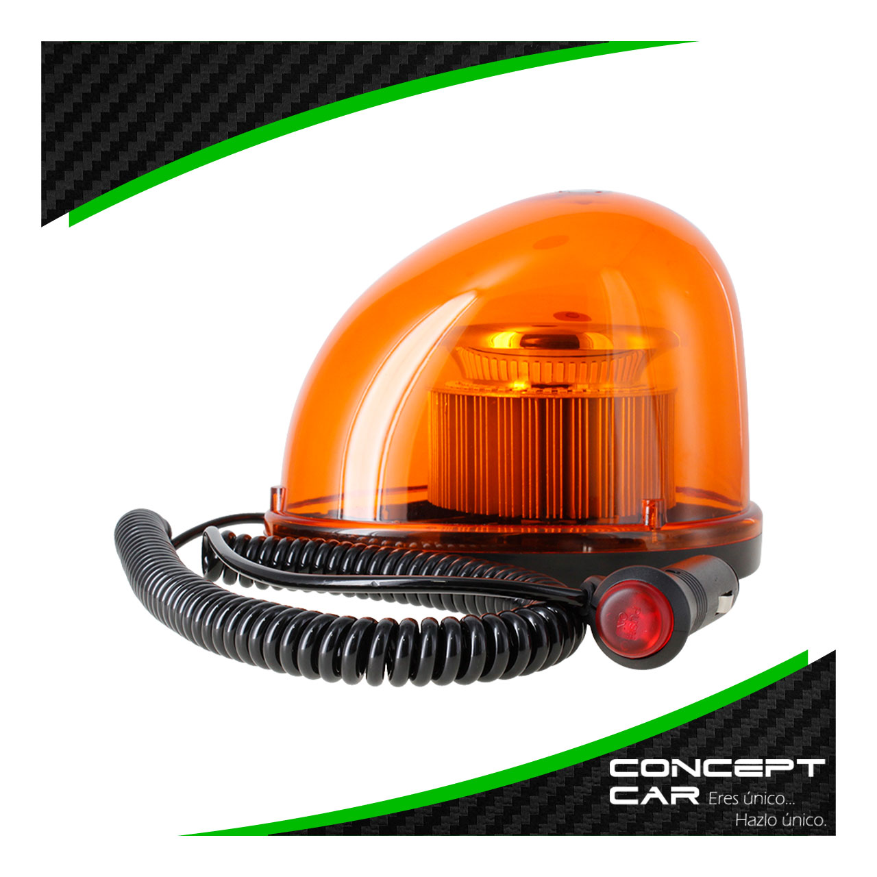 Torreta 42 Led Tipo Kojak Profesional Universal Iman 12-24v