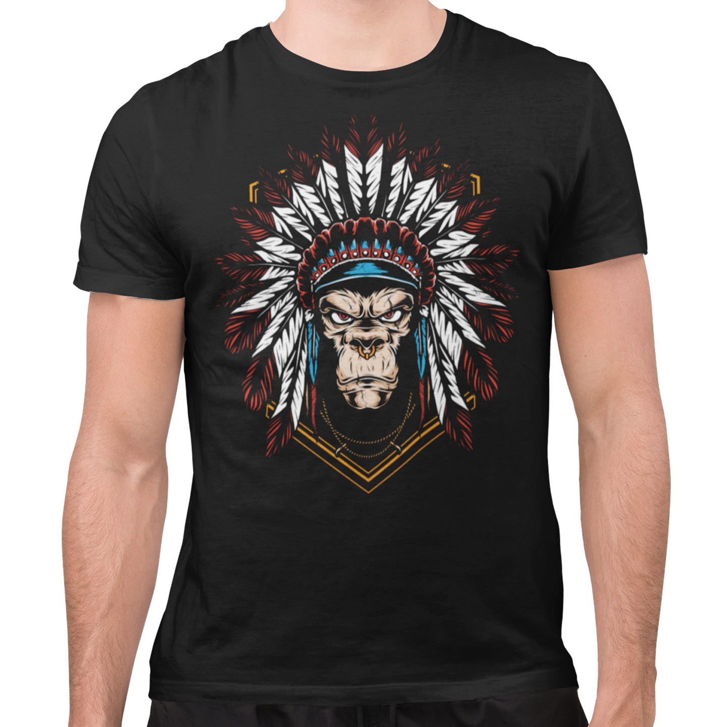 Playera Caballero y Dama Simio con Penacho Cool