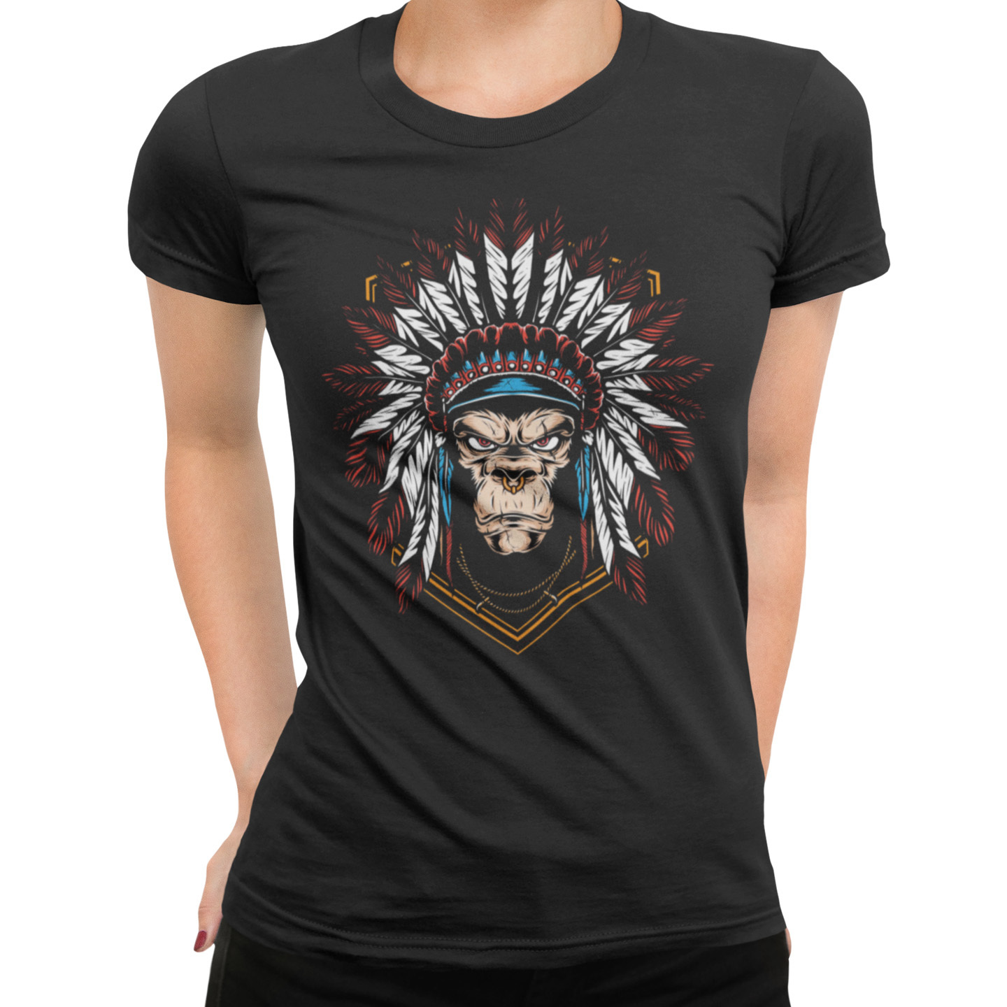 Playera Caballero y Dama Simio con Penacho Cool