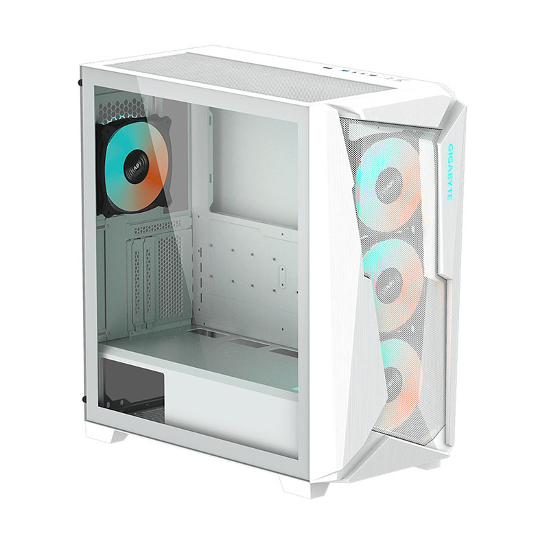 Gabinete Gigabyte C301 GLASS con Ventana Midi-Tower ATX USB 3.0 sin Fuente ARGB Blanco