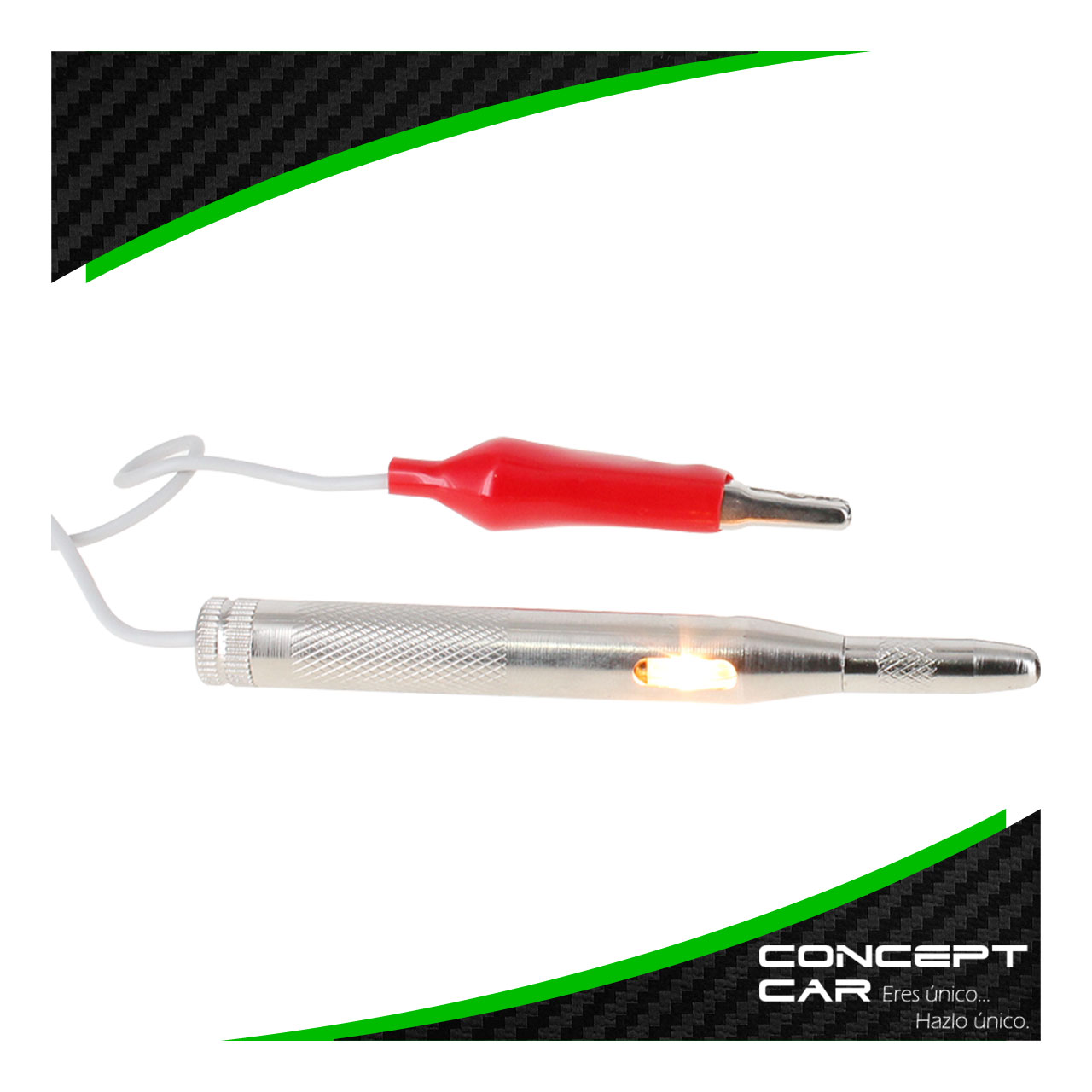 5 Probador De Corriente Automotriz Metalico Tipo Pluma Lapiz