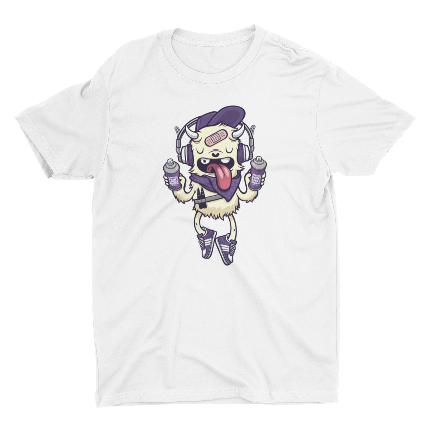Playera Caballero y Dama Monstruo Cool Audífonos