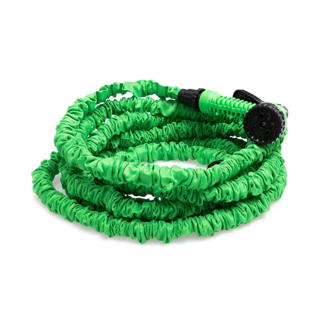 Manguera Expandible Retractil 15 Metros Color Verde