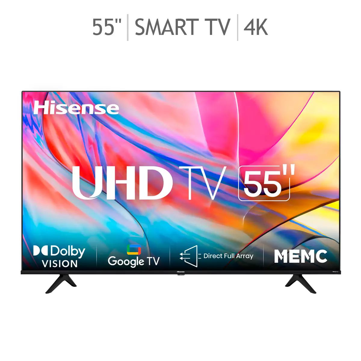 Pantalla 55" Hisense 679376 4K UHD Smart TV Dolby Visión