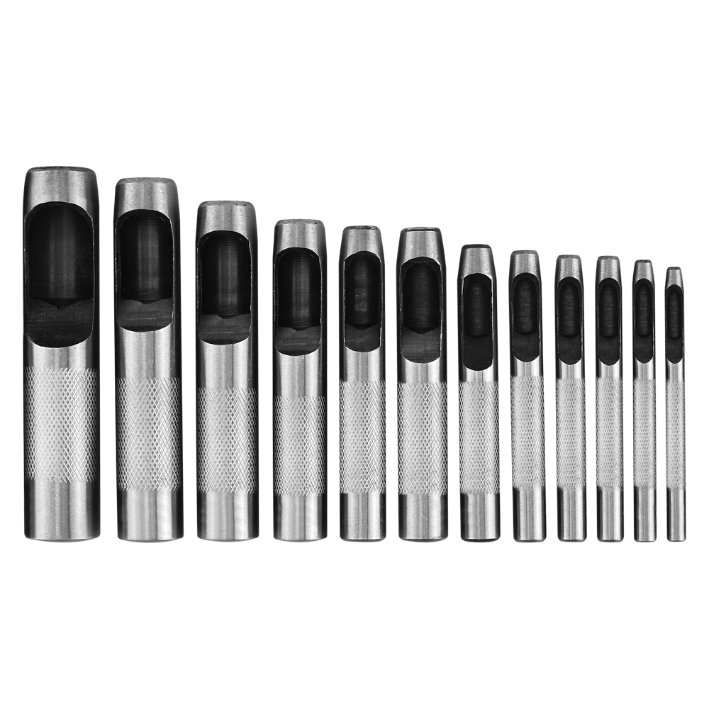 Juego De Sacabocados De 1/8 A 3/4 Pulgadas 12 Unidades Terminado ...