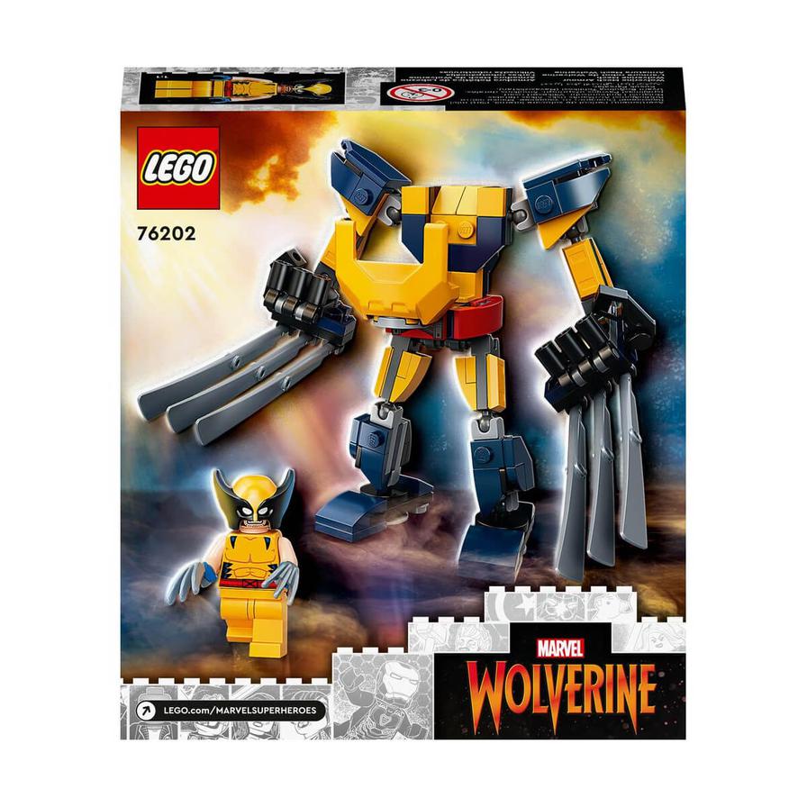 Lego Wolverine Armadura Robótica de Wolverine 141pzs