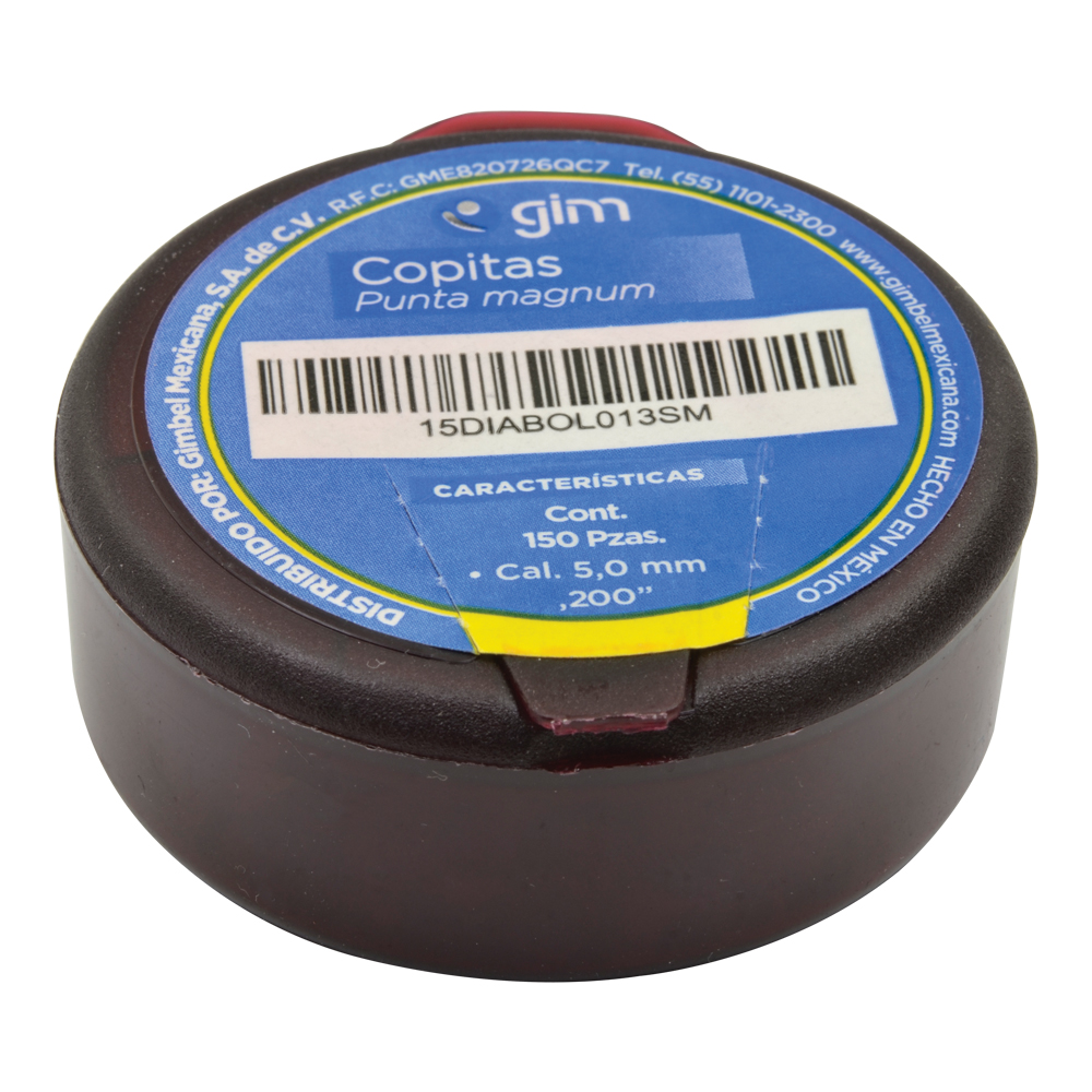 Diabolo Punta Copitas Super Calibre 5.0mm .196 Pulgadas Lata De 150 ...