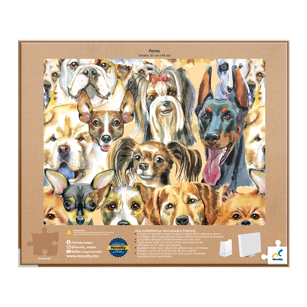 Rompecabezas de Perros 300 Piezas Novelty