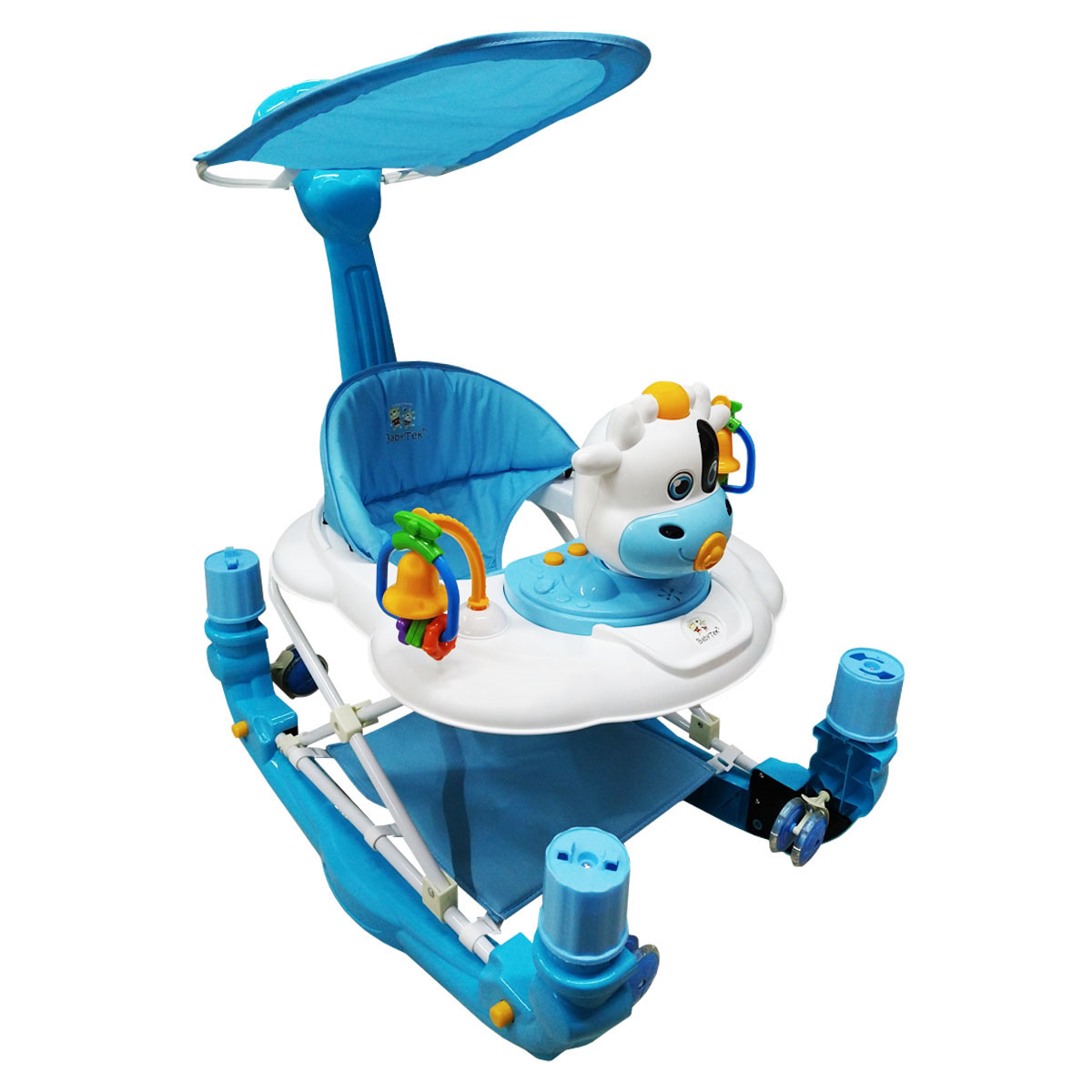 Andadera Mecedora de Vaca Semilujo Babytek TEK-101 Azul