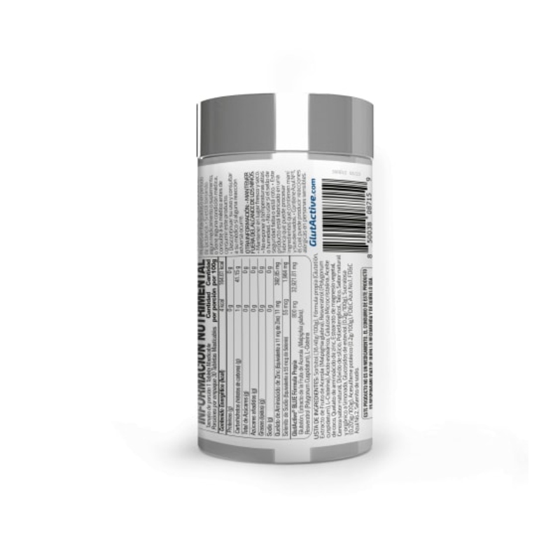 Glutation Glutactive Blue Suplemento Alimenticio 30 Tabletas