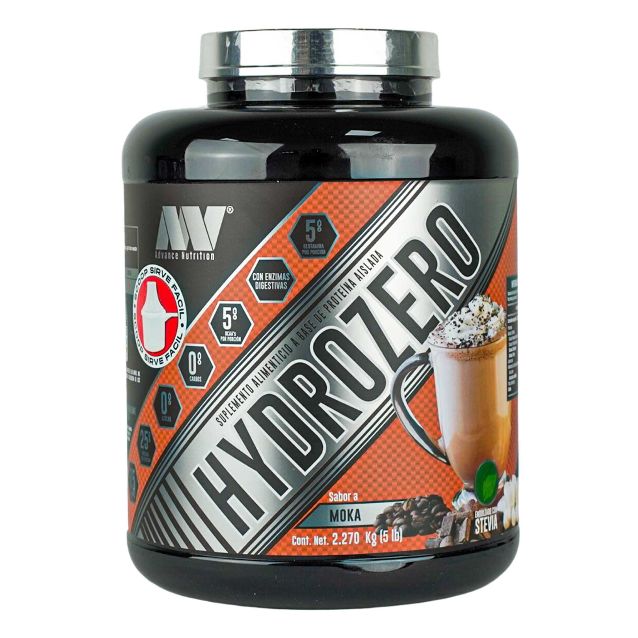Advance Nutrition, Hydrozero, Choco Moka, Proteína 100% de suero de ...