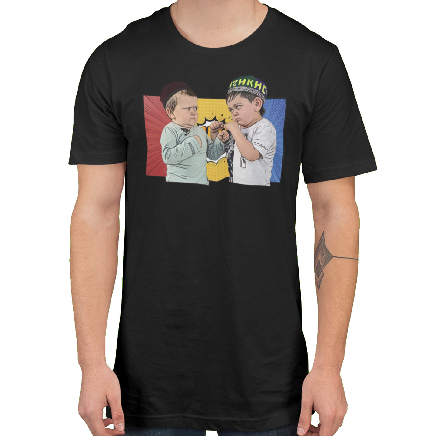 Playera Caballero y Dama Hasbulla Pelea Meme