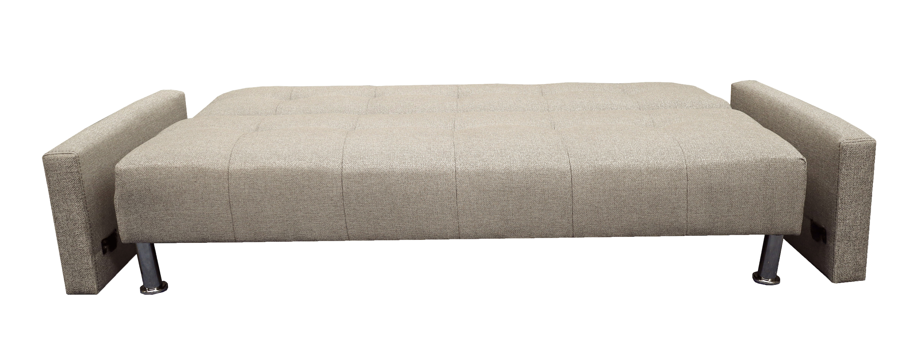 Sofa Cama Paris 3 Posiciones, Brazos Movibles, Beige, El Bazar Store