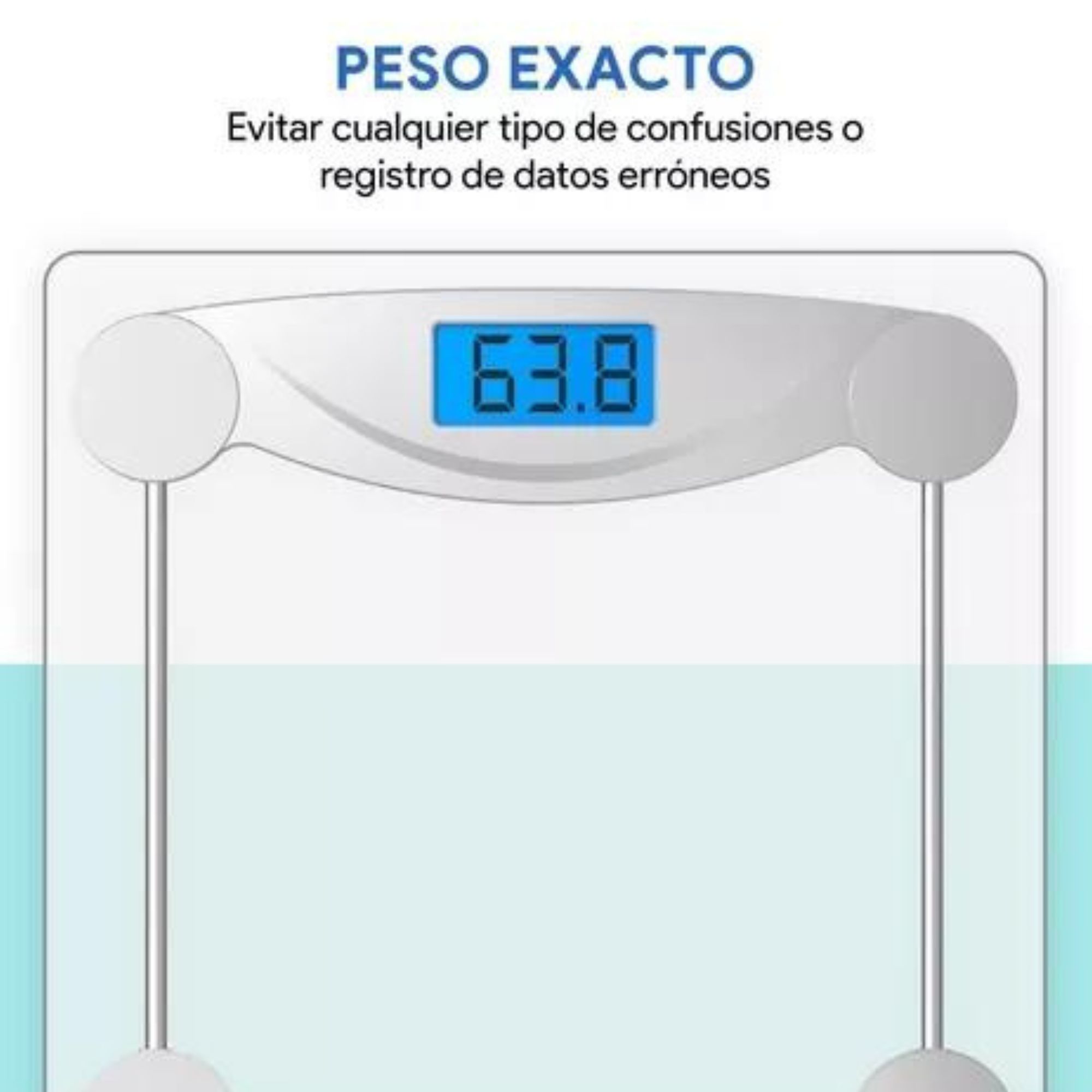 Bascula Corporal Digital Hasta 180kg Vidrio Templado Human