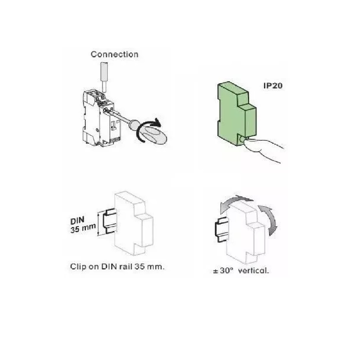 Contactor Relevador 25a 2 Fases 110v Motor Bomba Arduino