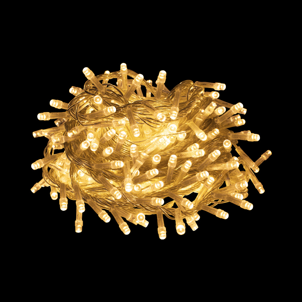 Serie de Luces Decorativa Luz Led Cálida 60 Focos 8 Funciones Cable ...