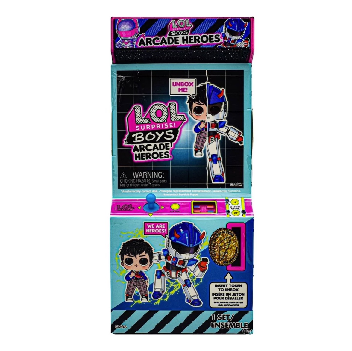 Lol Surprise Boys Arcade Heroes 15 Sorpresas Mga ML