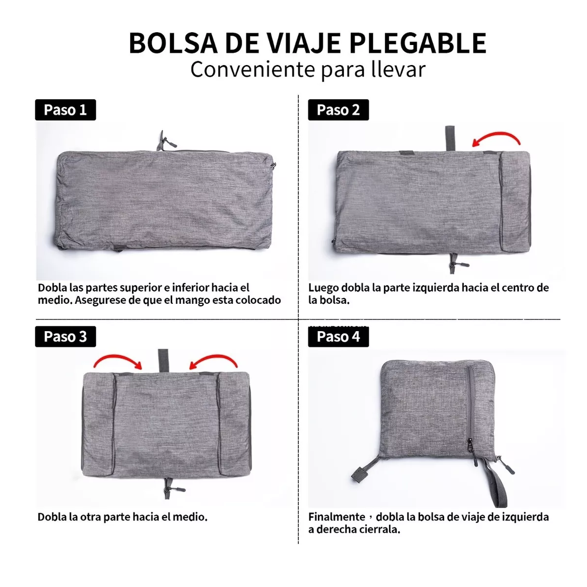 Maleta Deportivo Viaje Plegable Portátil Retráctil 65 Litros