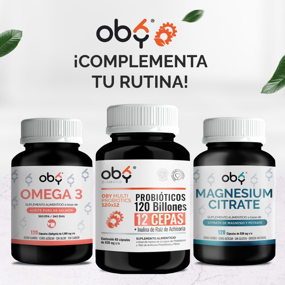 OBY MULTI Probiotics | Probioticos 120 Billones de 12 Cepas ...