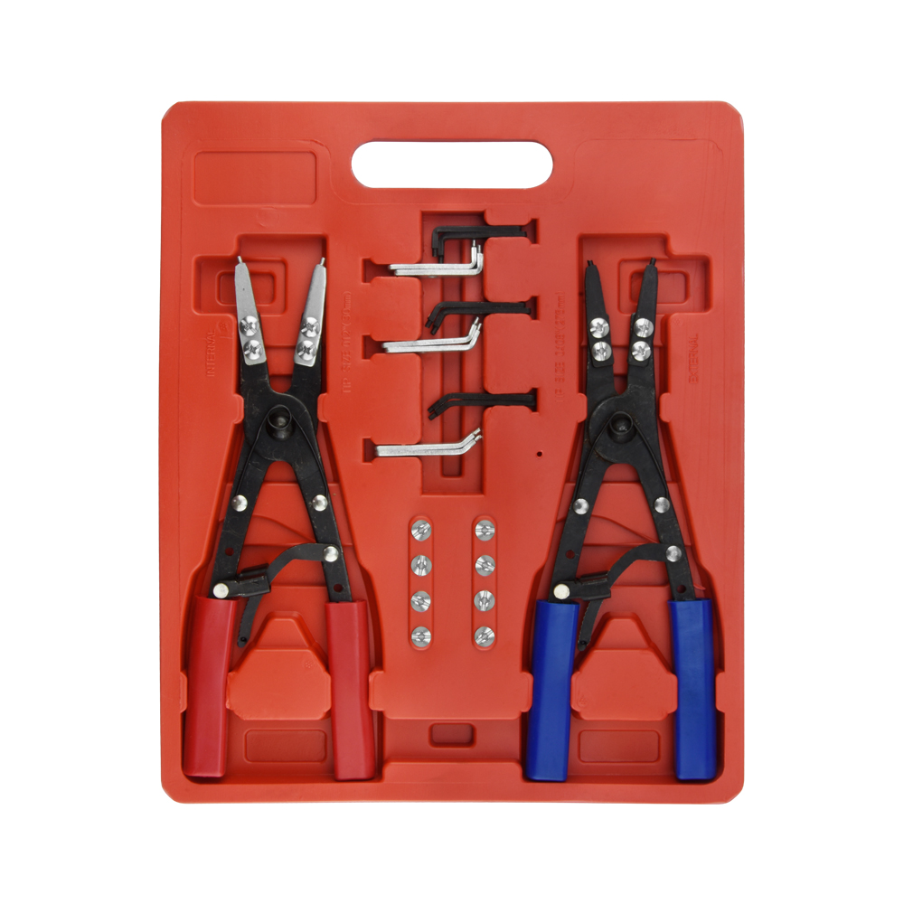 3 Kits Pinzas para anillos Acero al carbón de 25 Centímetros apertura ...