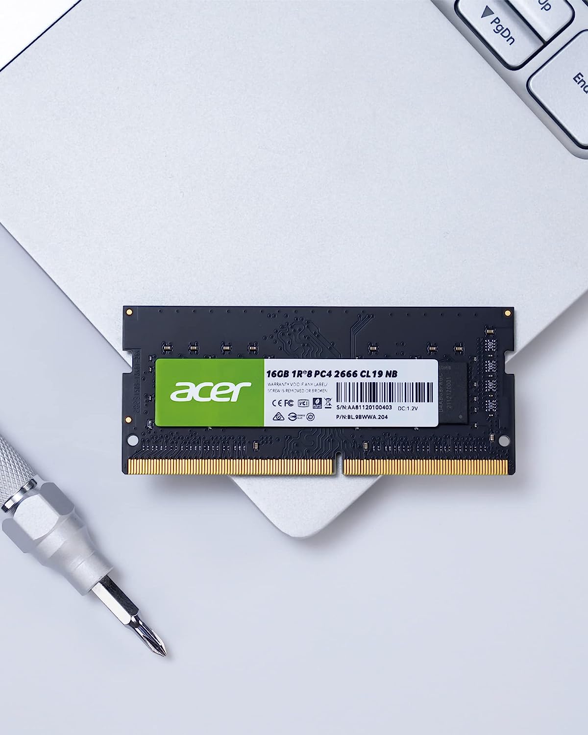 Memoria Acer Ddr4 Sd100 16gb 2666mhz Sodimm Cl19, Bl.9bwwa.210