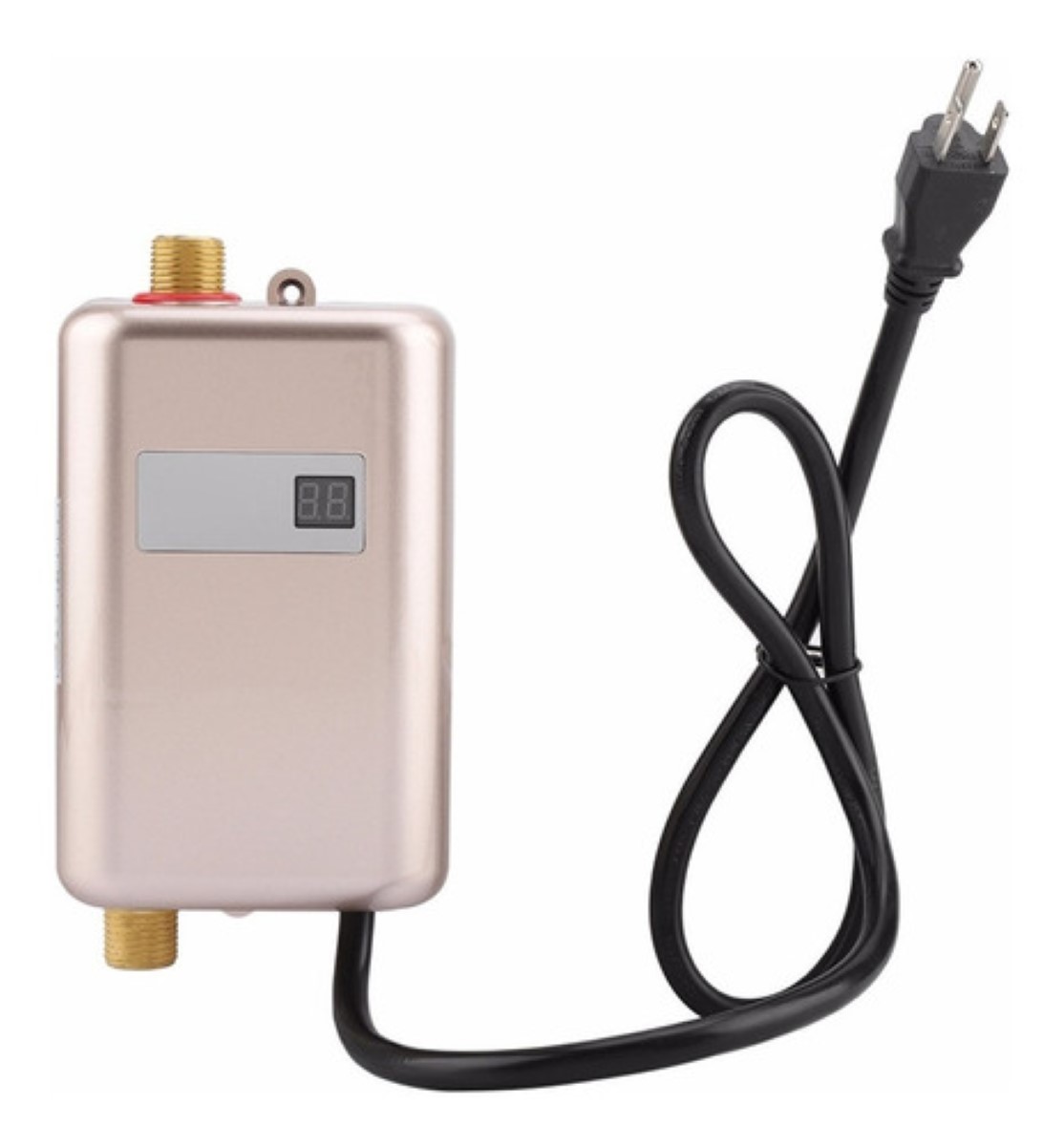 Calentador De Agua Pequeño Y Eléctrico 110v 3000w Sin Tanque Rosa