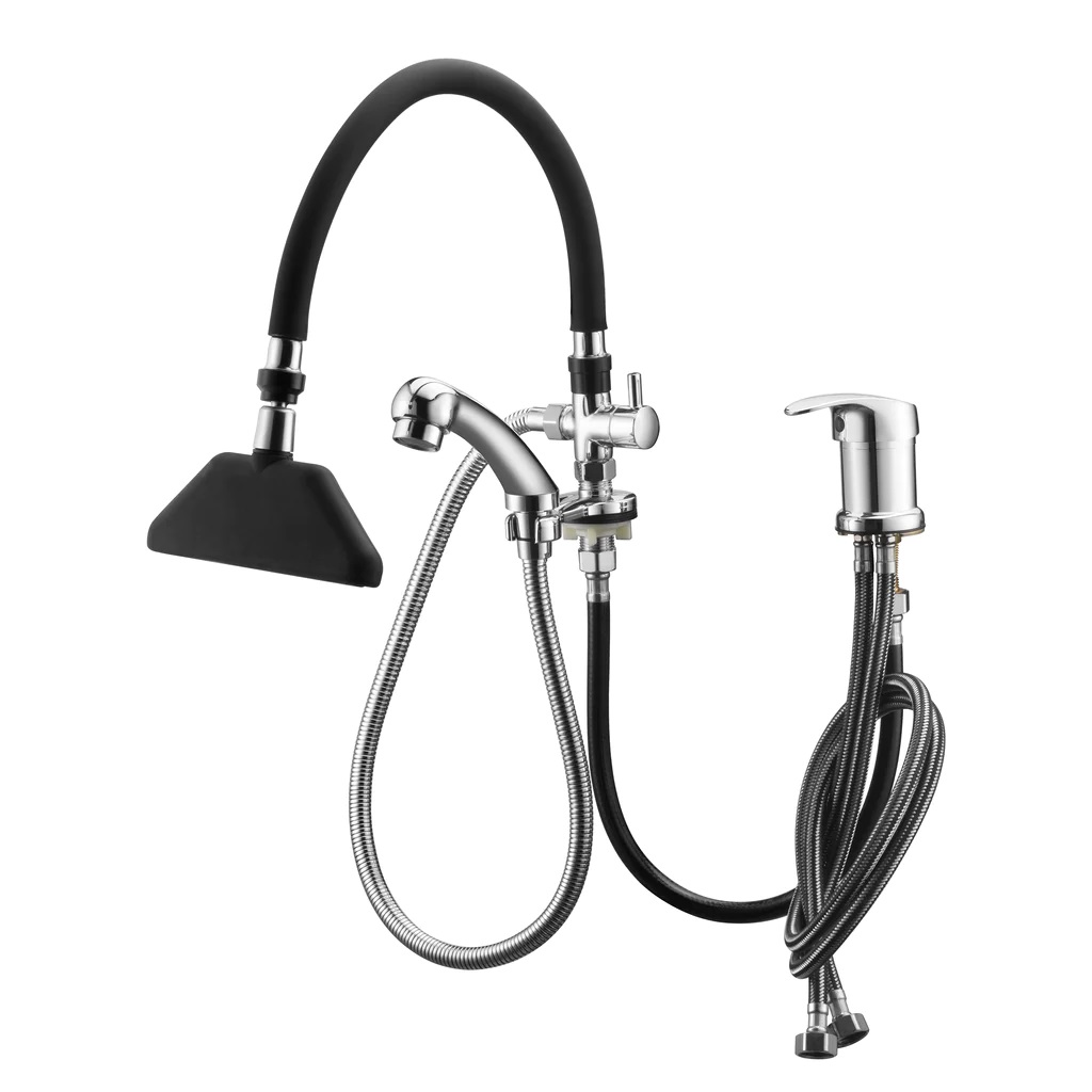 Regadera De Cascada Con Manguera Y Monomando Letmex 911set