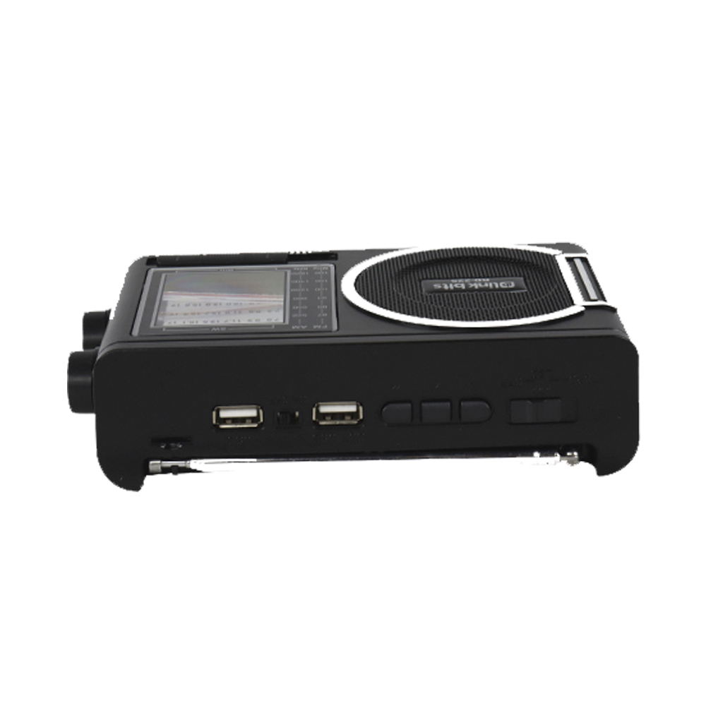 BOCINA PORTATIL BLUETOOTH RADIO FM/AM RD-225 LINK BITS NEGRO