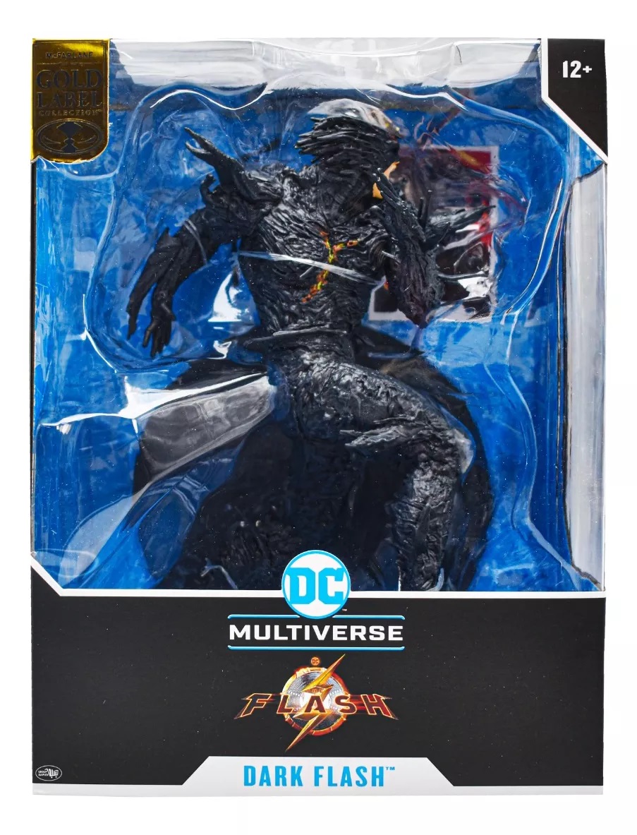 Dc Multiverse The Flash Dark Flash Gold Label Mcfarlane