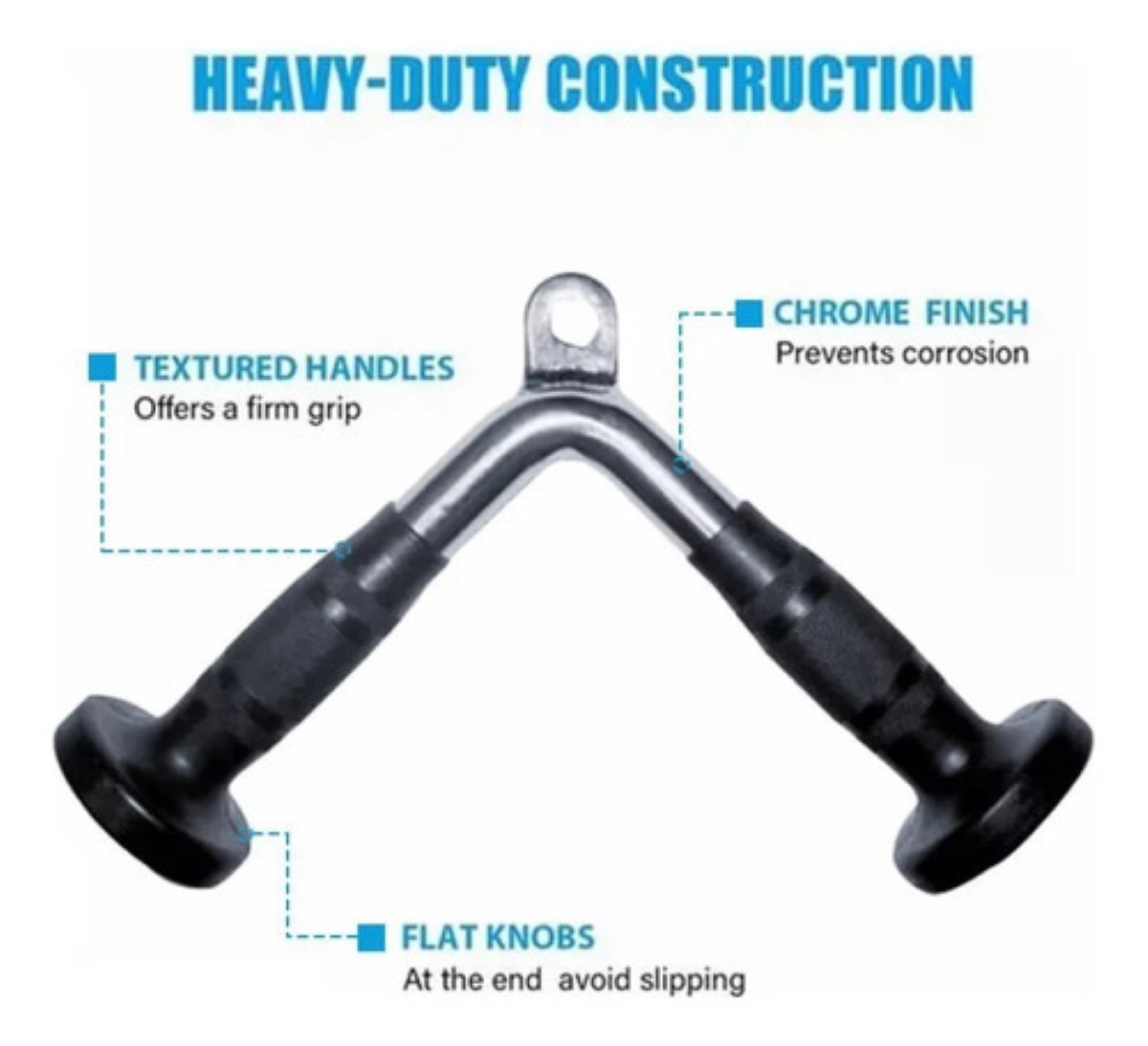 Agarradera Maneral Tipo V Cerrado Para Polea Tricep Mango