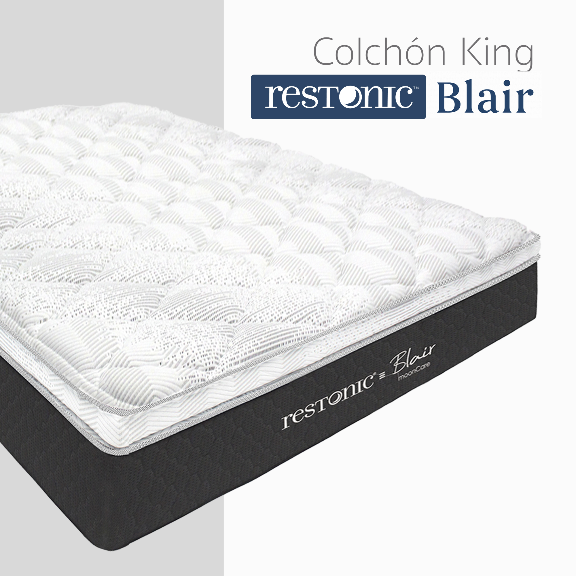 Colchón Restonic Tamaño King Size Modelo Blair