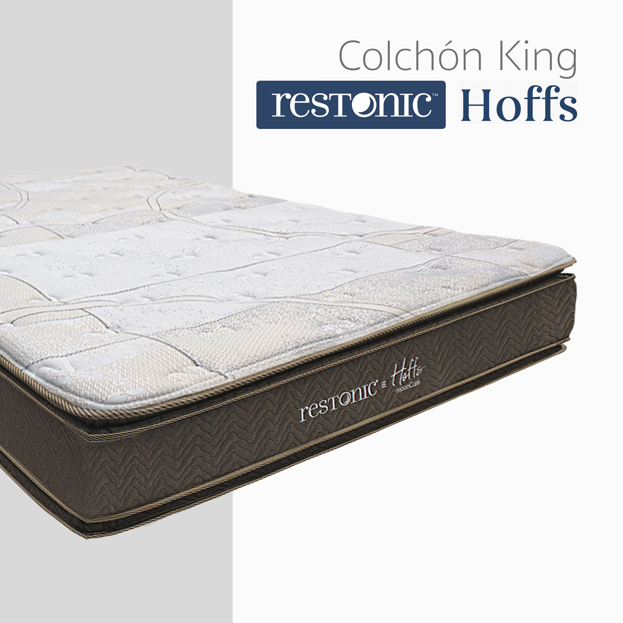 Colchón Restonic Tamaño King Size Modelo Hoffs