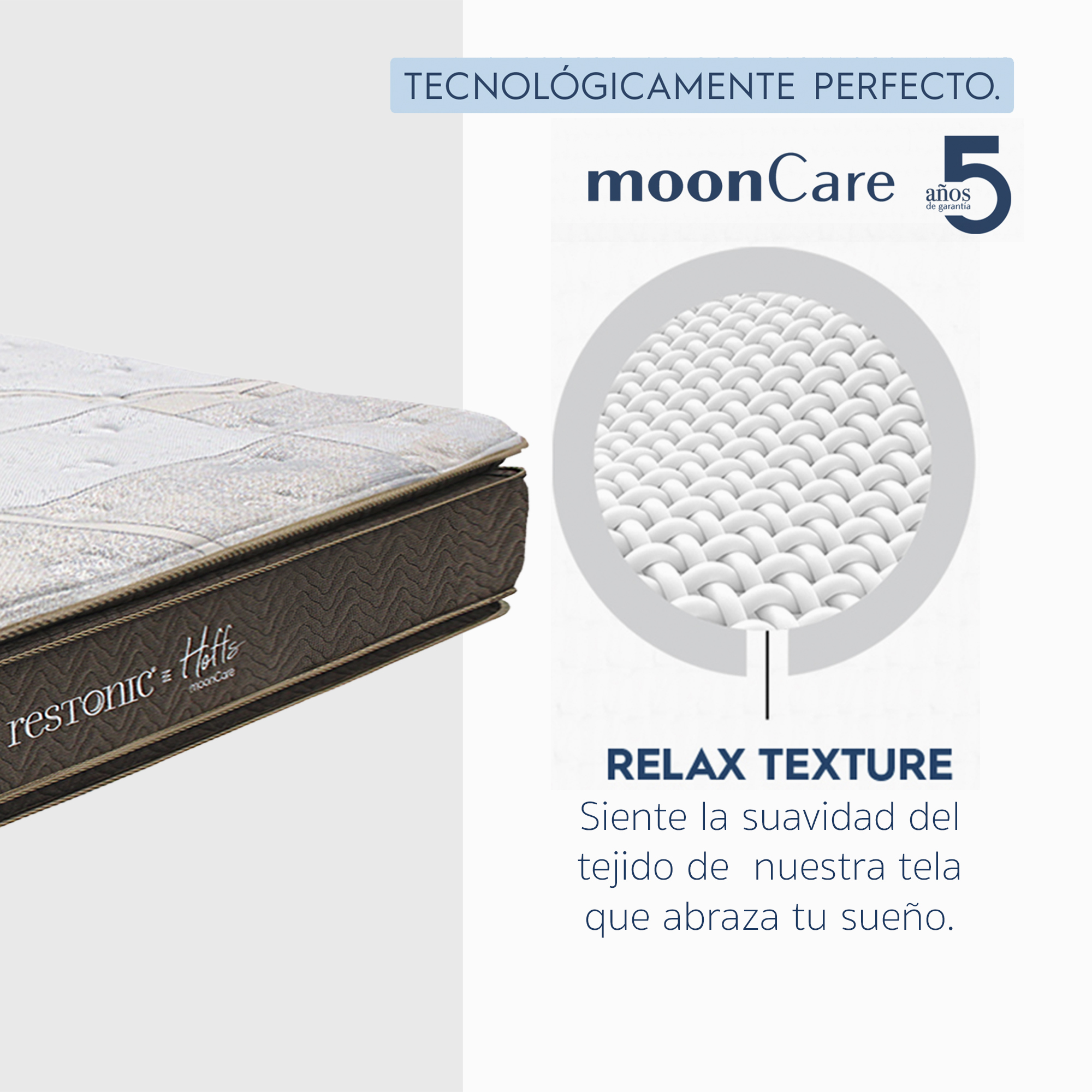 Colchón Restonic Tamaño King Size Modelo Hoffs