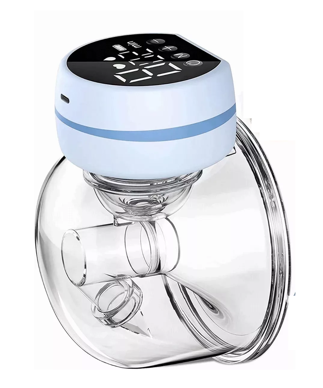 Extractor De Leche Eléctrico Silencioso Portátil Recargable Azul