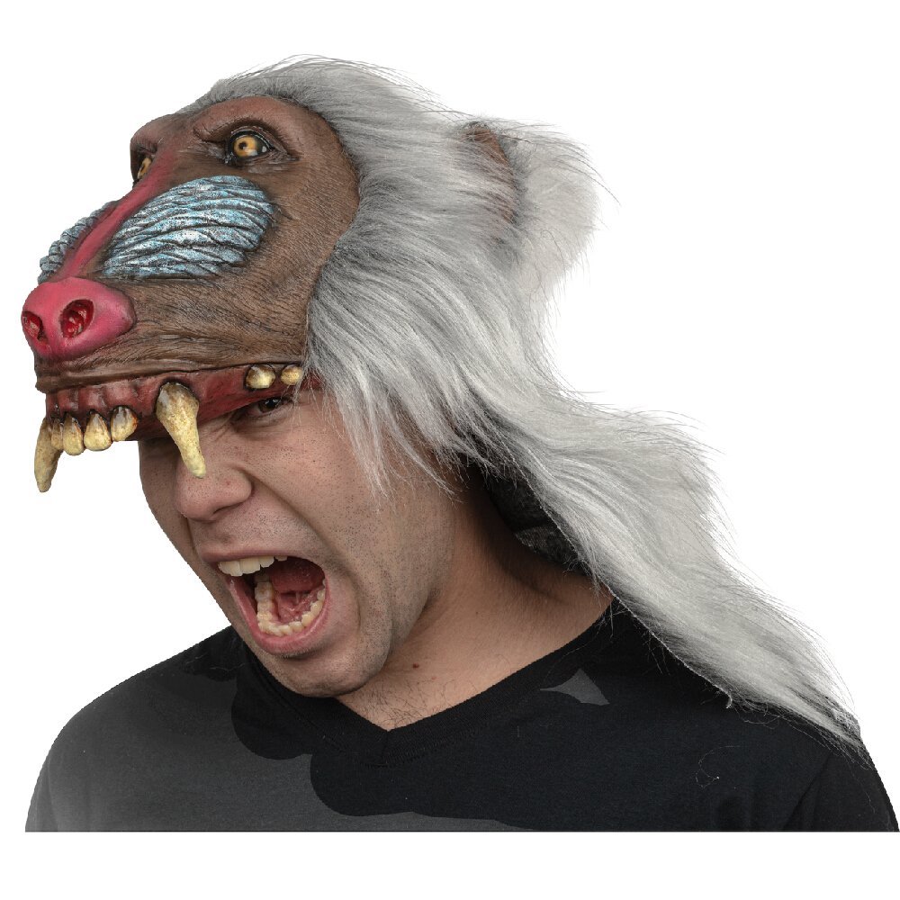 Máscara De Mandrill Helmet Rafiki Disfraz Halloween Animales Ghoulish ...