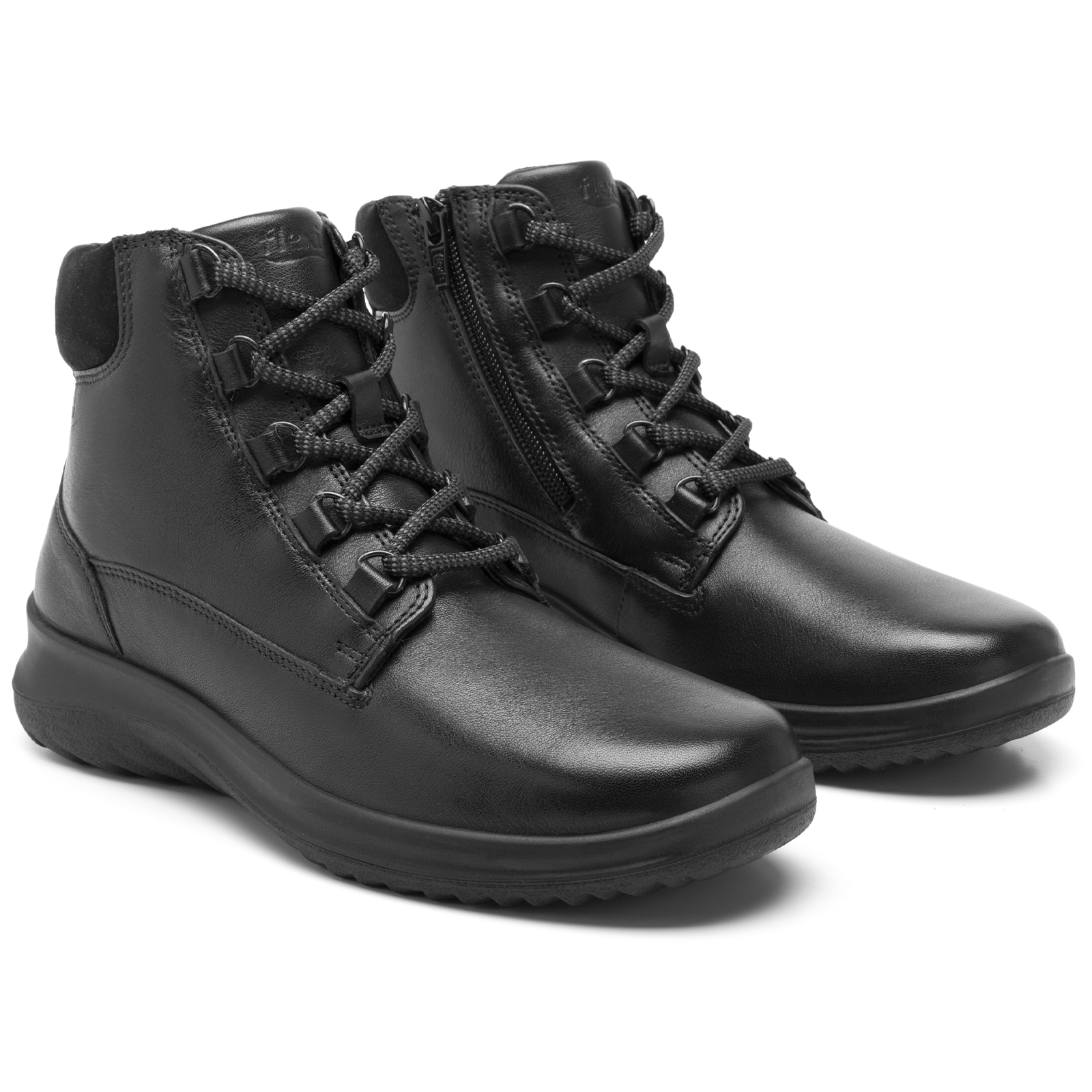 Botines Flexi Country Mujer Tipo Outdoor Piel 125901 Negro