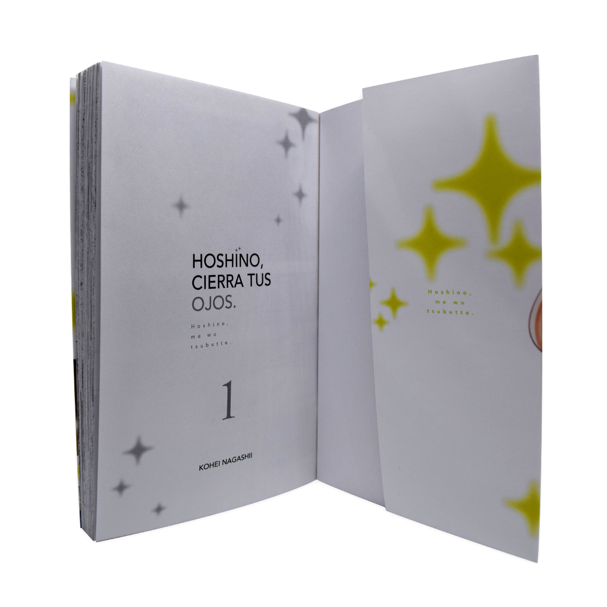 Hoshino, Cierra Tus Ojos Tomo 1 Editorial Kamite Comedia, Romance