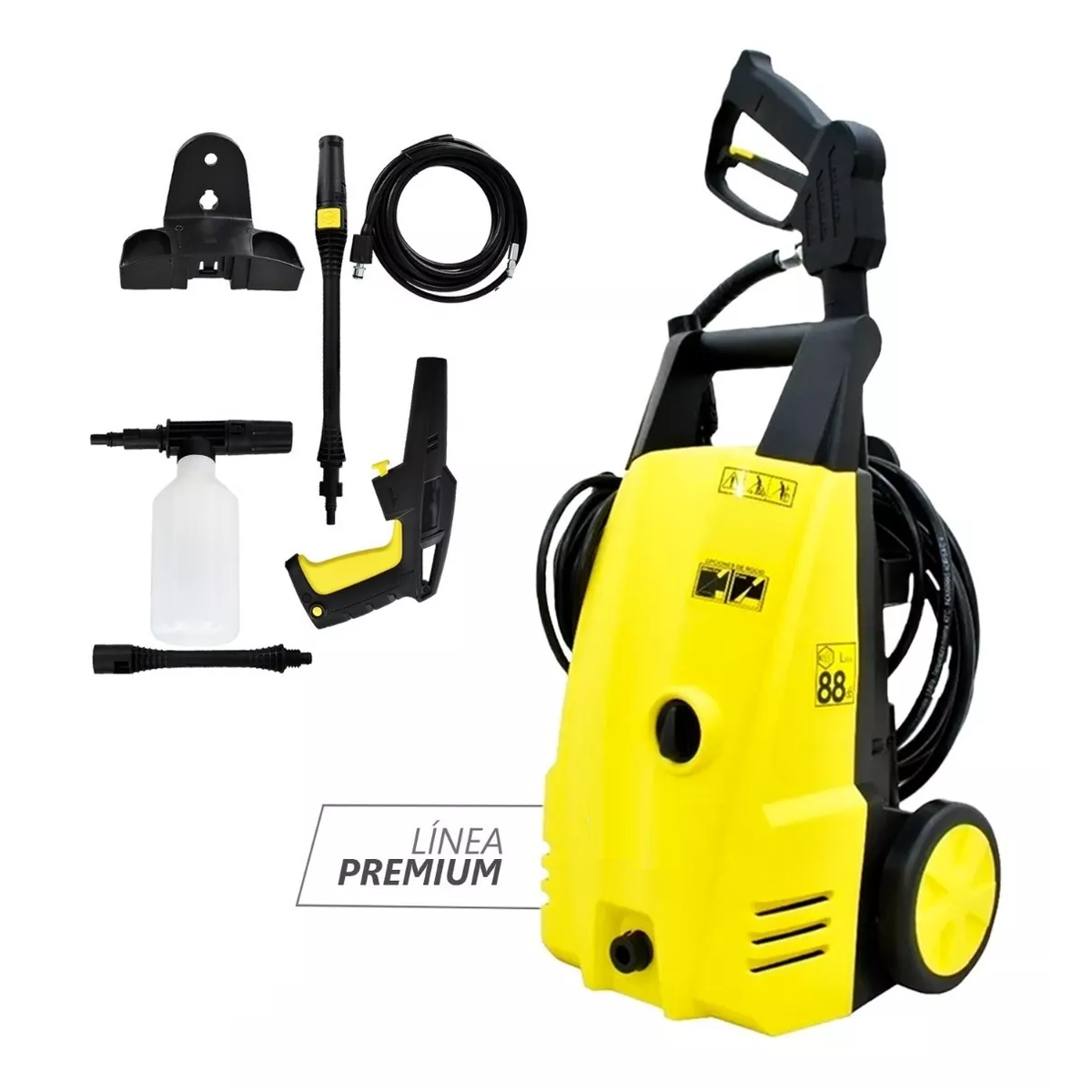 Hidrolavadora Eléctrica Alta Presión 2030 Psi Regulable