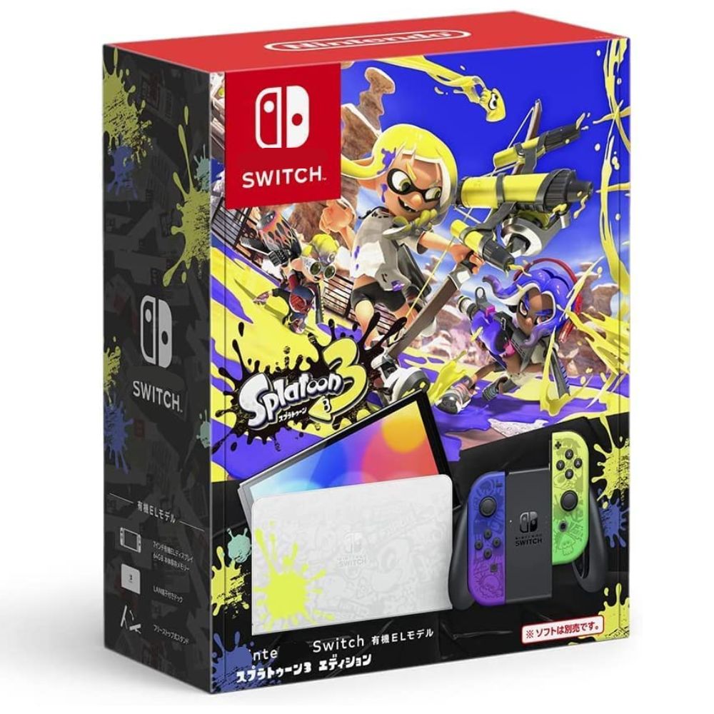 Nintendo Switch Oled Model Splatoon 3 Special Edition Japanese Specs