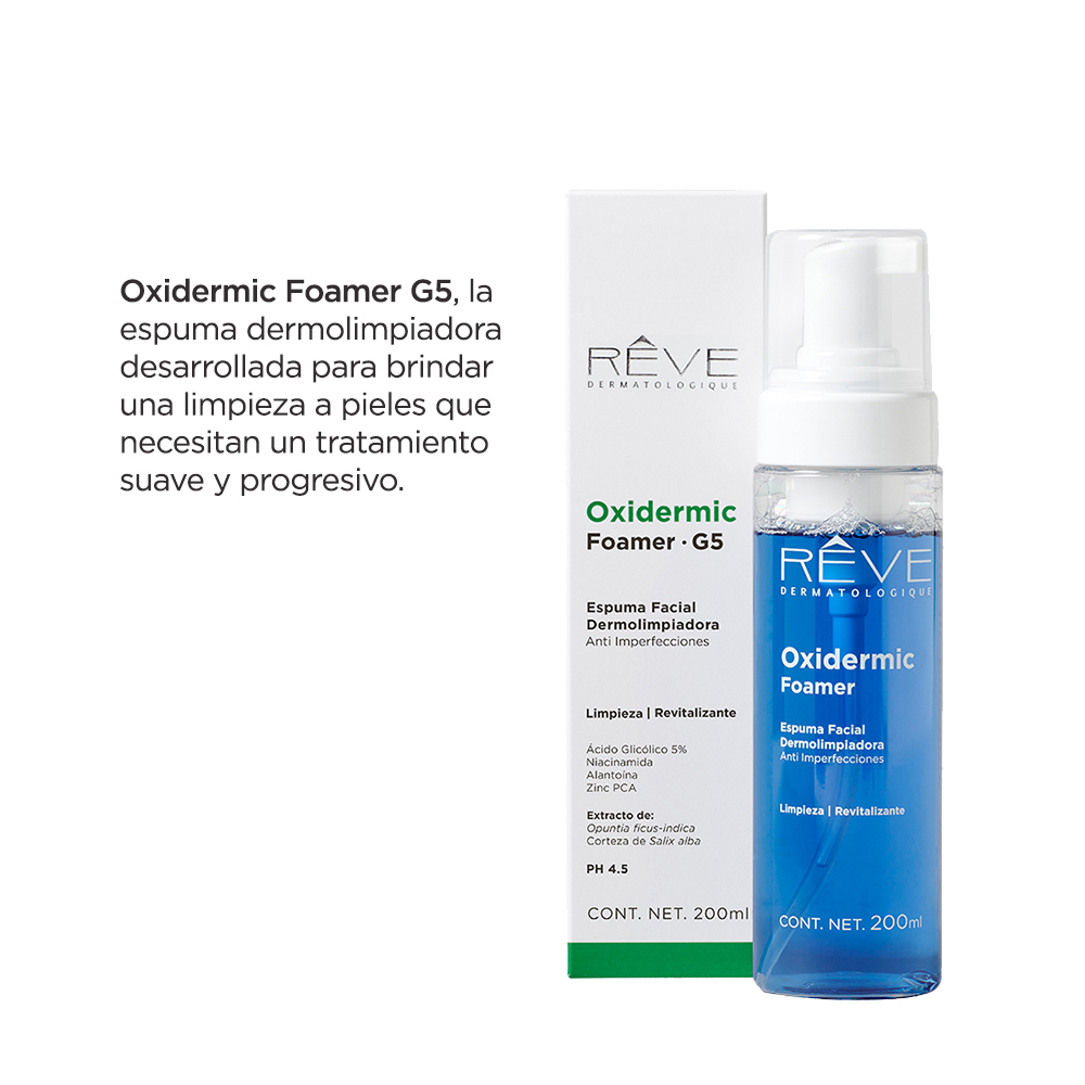 Reve Dermatologique - Oxidermc Foamer G5 - Espuma Facial ...