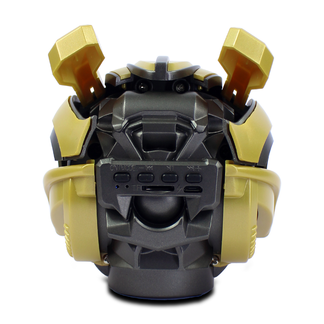 Bocina Coleccionable Bumblebee Con Luz Fm Tf Mic