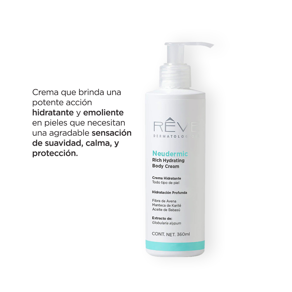 Reve Dermatologique - Neudermic Rich Hydrating Body Cream - Crema ...